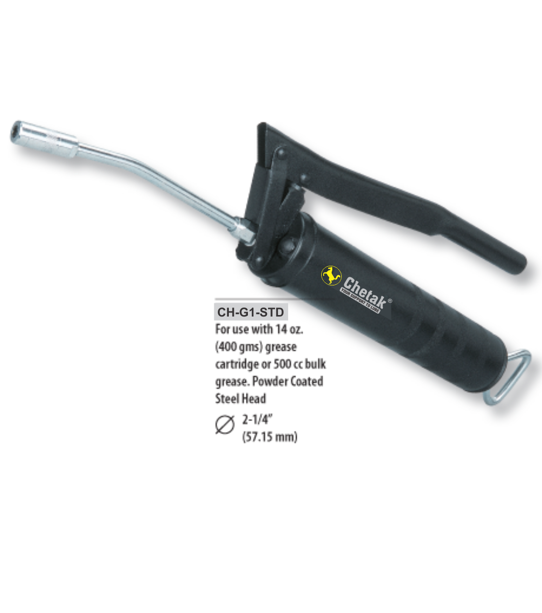 LEVER GREASE GUN -STANDARD - Chetak Tools India